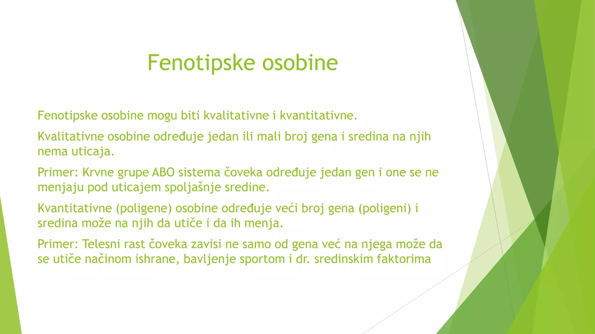 Fenotip, fenotipska plastičnost | PPTX