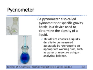 How To Use A Pycnometer