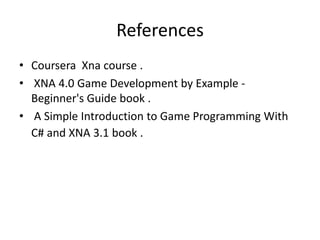 introduction to Xna | PPT