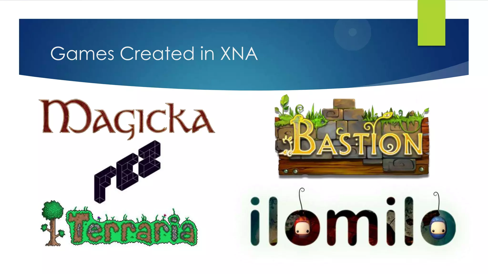 Xna and mono game | PPTX
