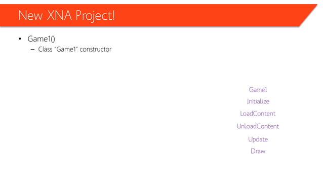 XNA L01–Introduction | PPT