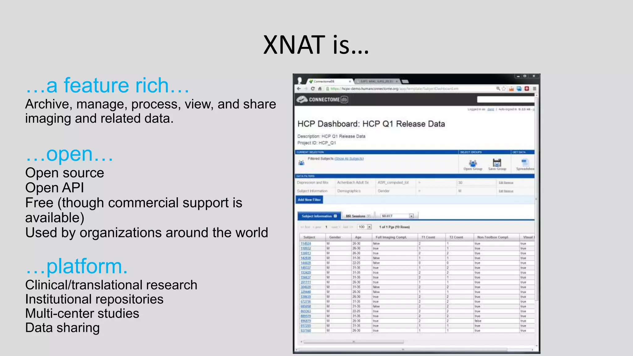 The XNAT imaging informatics platform | PPTX