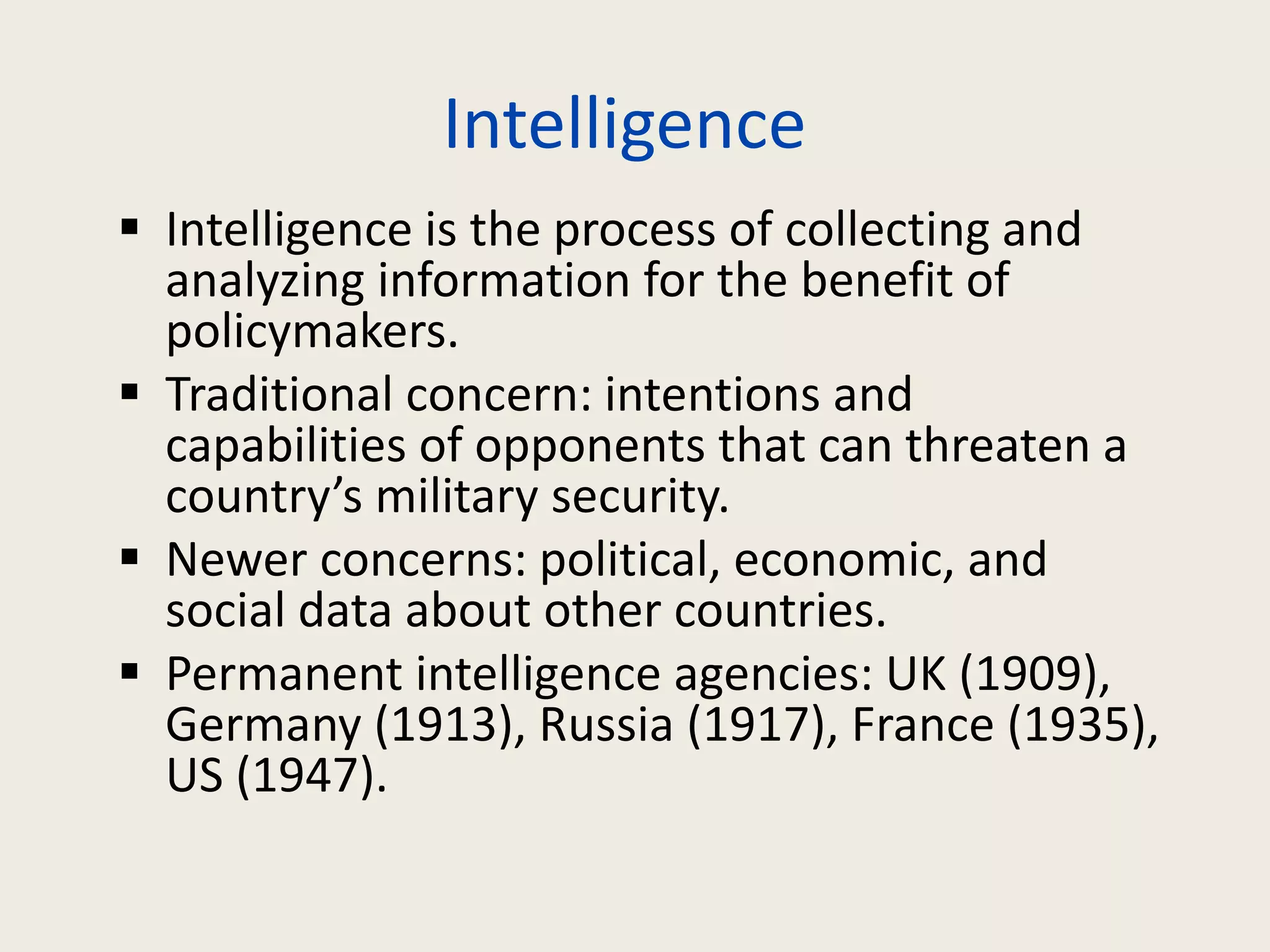 C8 - Intellegence | PDF