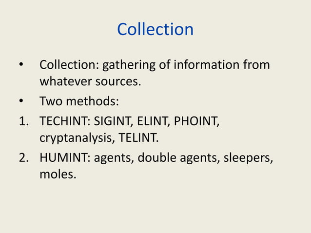 C8 - Intellegence | PPT