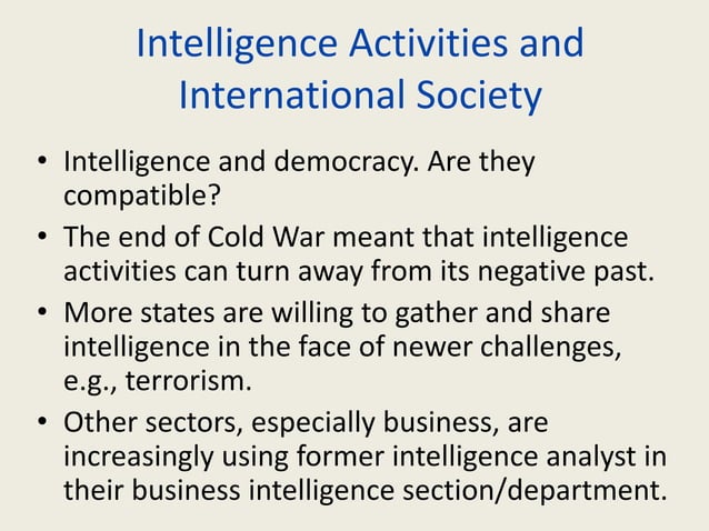 C8 - Intellegence | PDF