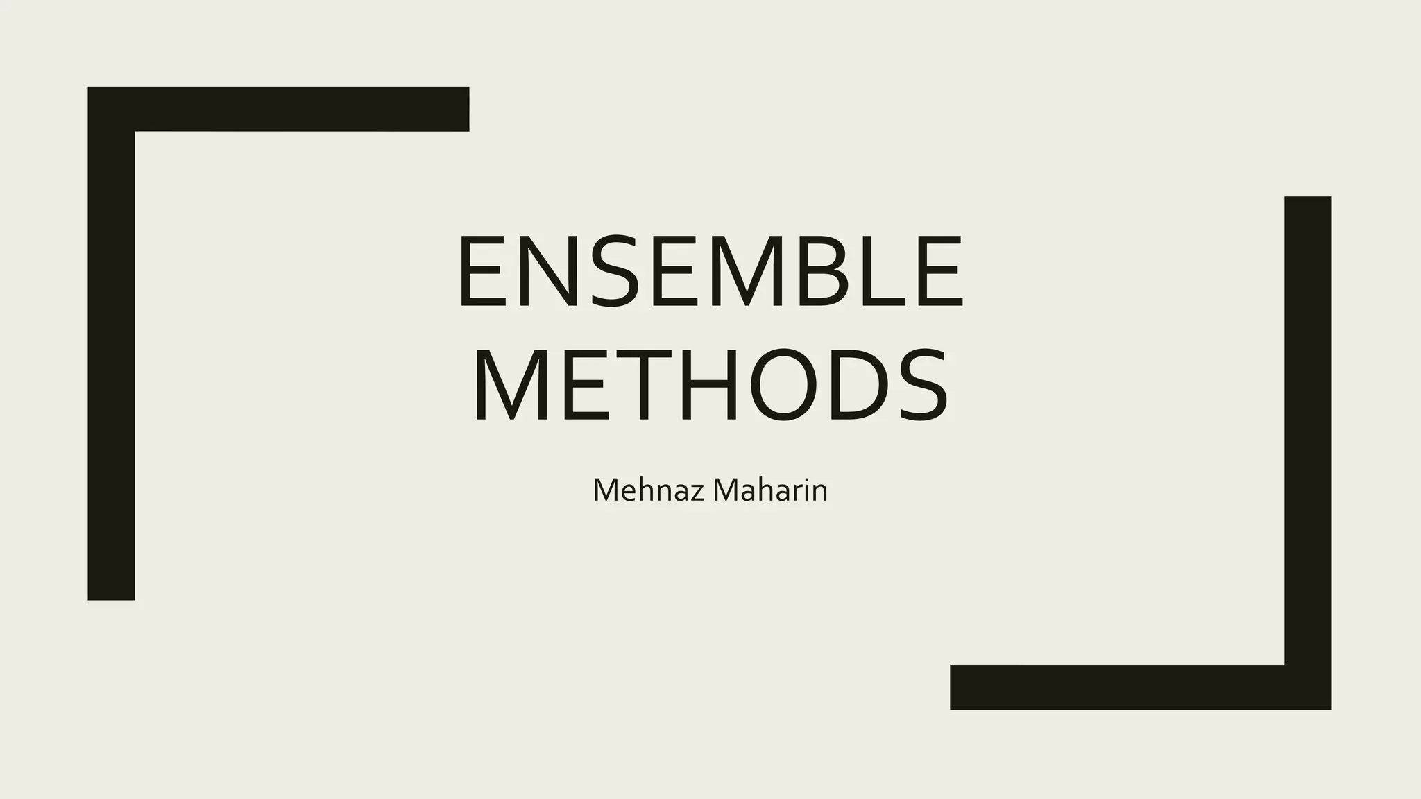 Ensemble Methods | PPTX