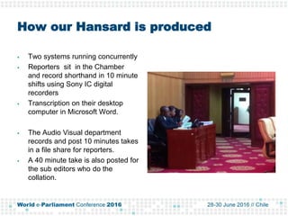 Day 1: Legislative document management, Ms. Shirley-Ann Fiagome, ICT ...