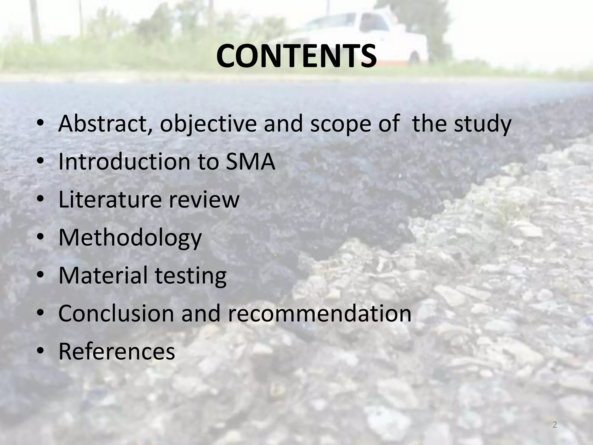 ANALYSIS AND LABORATORY STUDY OF STONE MATRIX ASPHALT(SMA) BY MARSHALL ...