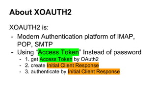 XOAUTH2 | PDF