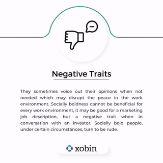Social Boldness as a personal trait in an organizational trait. | PDF