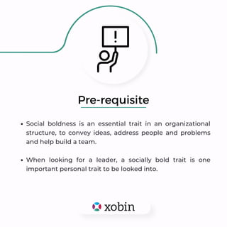 Social Boldness as a personal trait in an organizational trait. | PDF