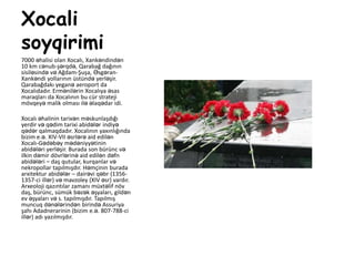 Xocali soyqirimi!!! | PPTX