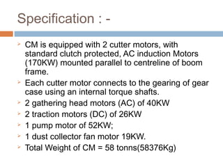 CONTINUOUS MINERS | PPT
