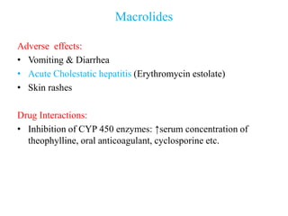 5 aminoglycosides,macrolides, anti tb dental | PPTX