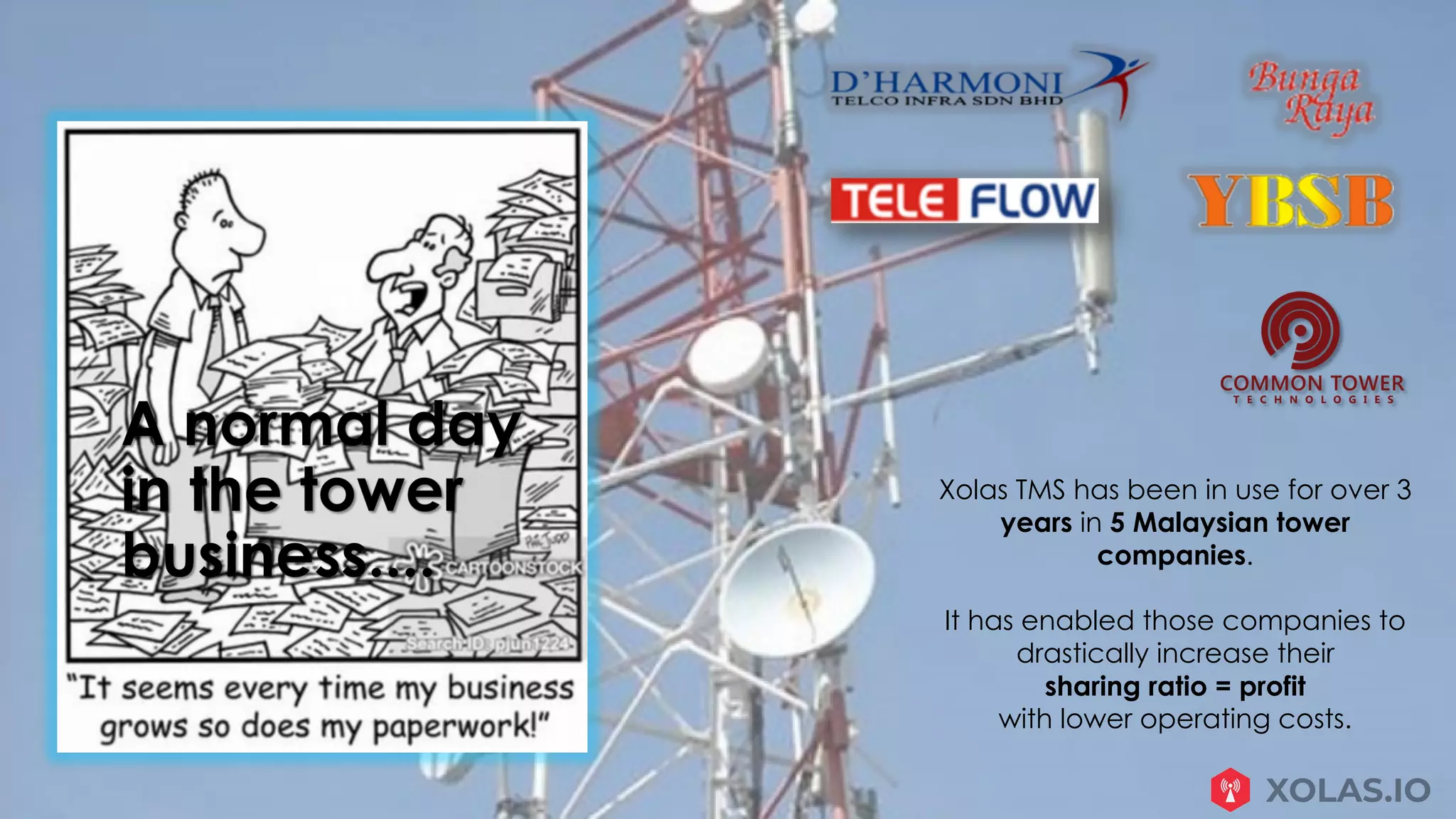Xolas TMS - Next Gen Tower Management System | PDF