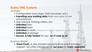 Xolas TMS - Next Gen Tower Management System | PDF