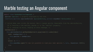 Marble testing | PPT