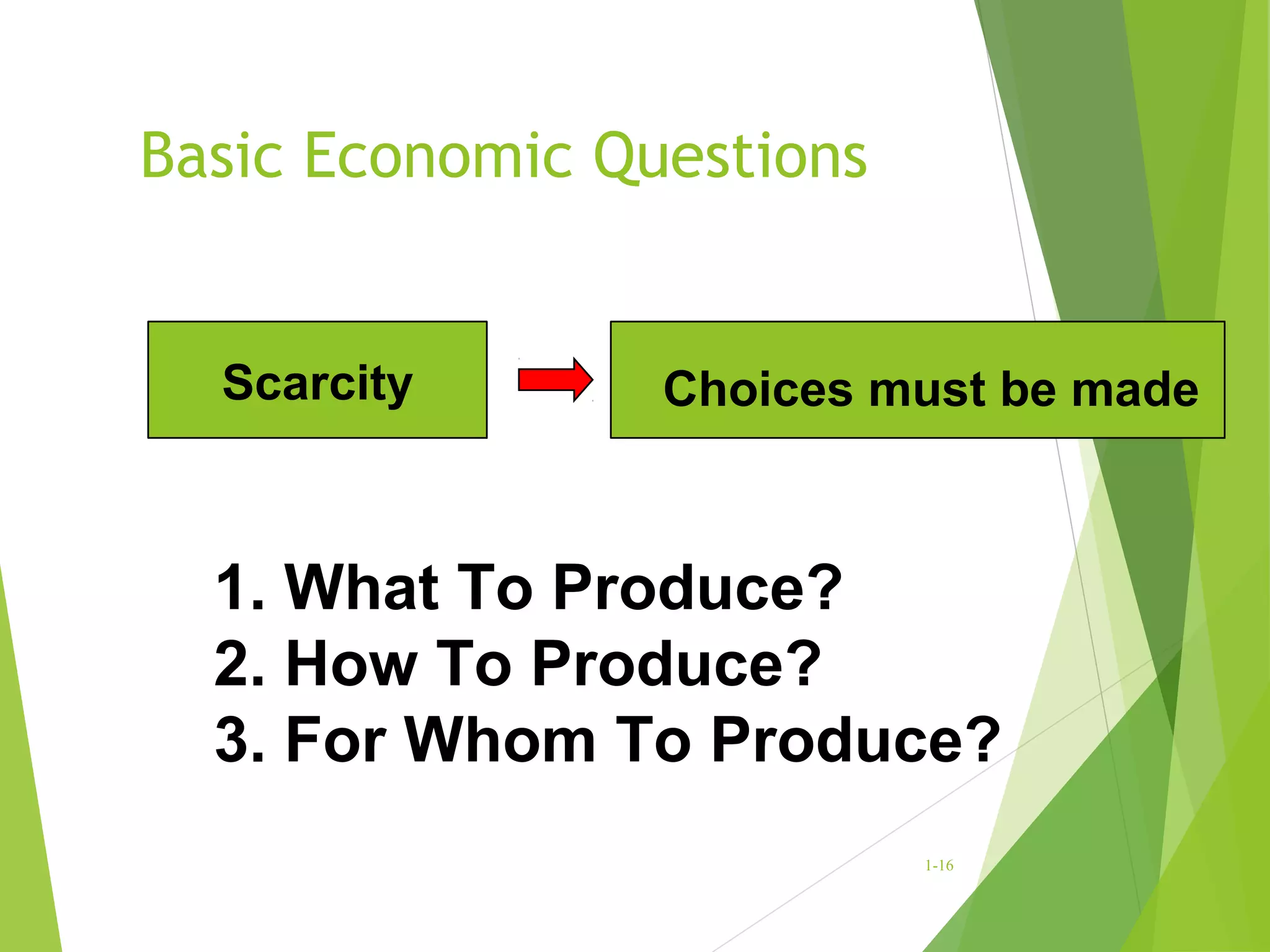 Economics concepts for grade 11 learners | PPT