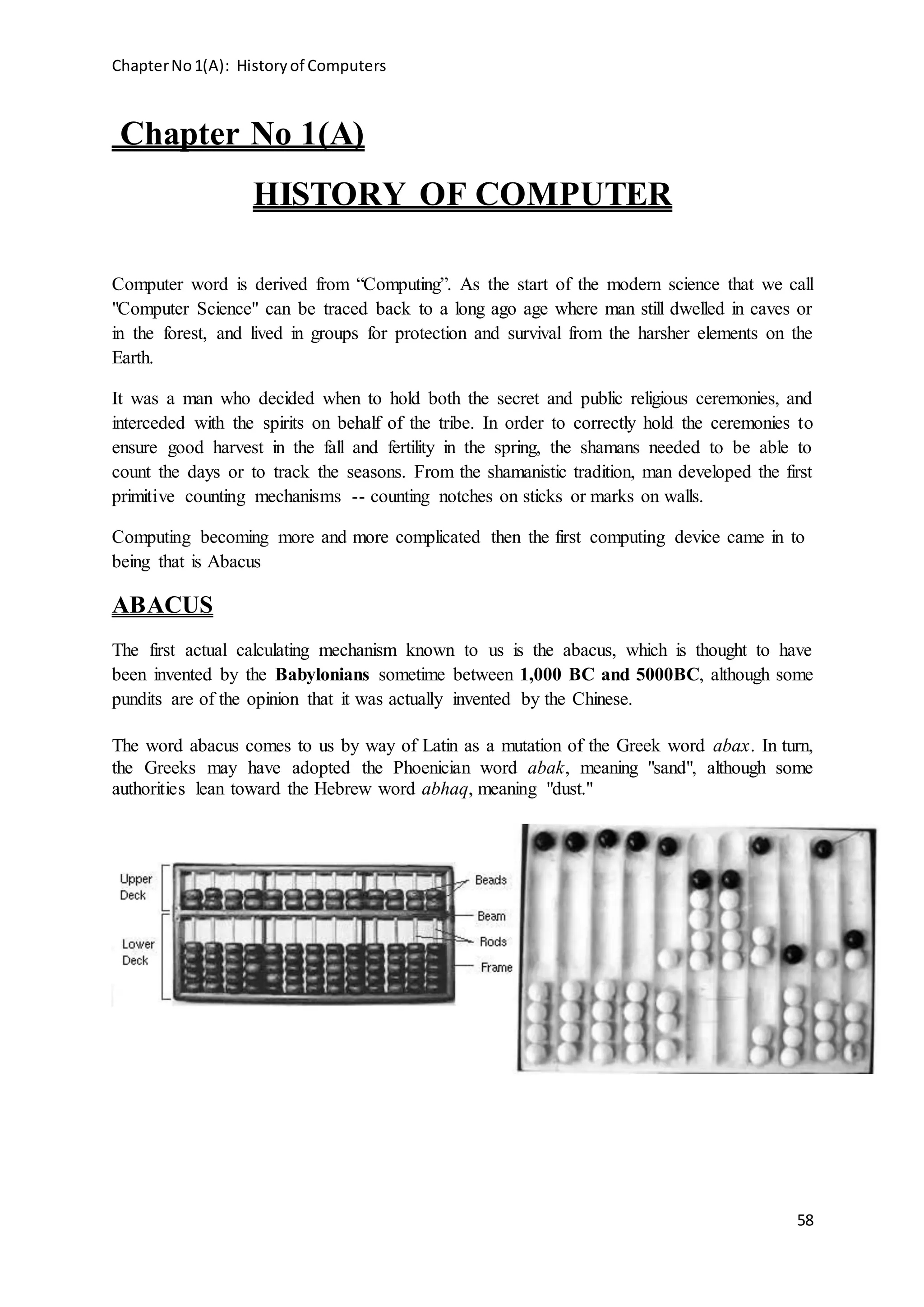 The Five Generations of Computers | PDF