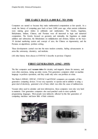 The Five Generations of Computers | PDF