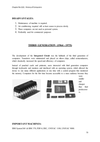 The Five Generations of Computers | PDF