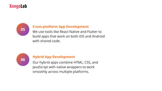 XongoLab - A Leading Web and Mobile App Development Company | PPT