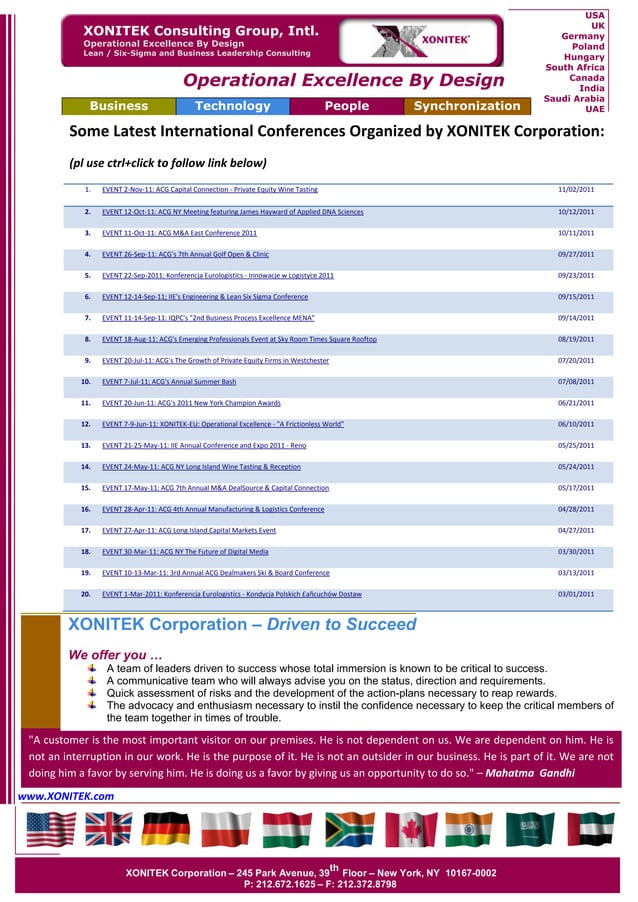 Xonitek Consulting Introduction Management | PDF Xonitek Consulting Introduction Management | PDF