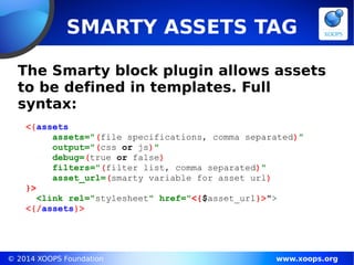 XOOPS 2.6.0 Assets Management using Assetic | PPT