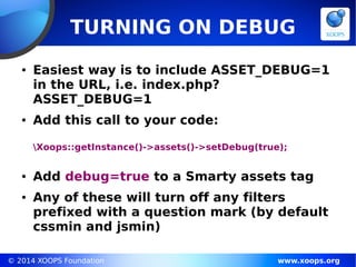 XOOPS 2.6.0 Assets Management using Assetic | PPT