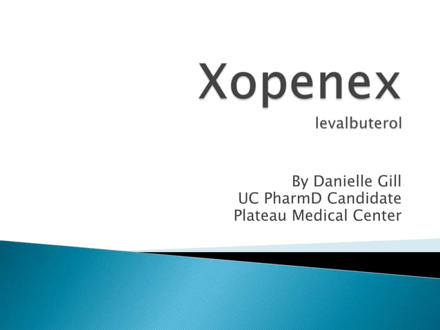 Xopenex | PPTX