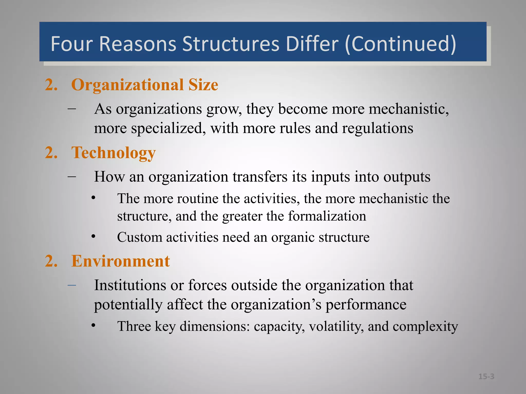 Class 16 organizational structure 2 | PPT