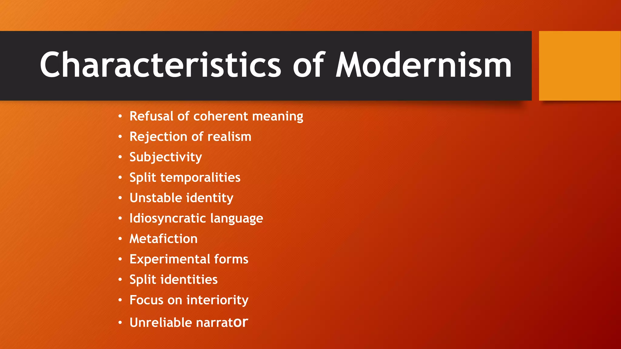 difference between modernism and Postmodernism | PPTX