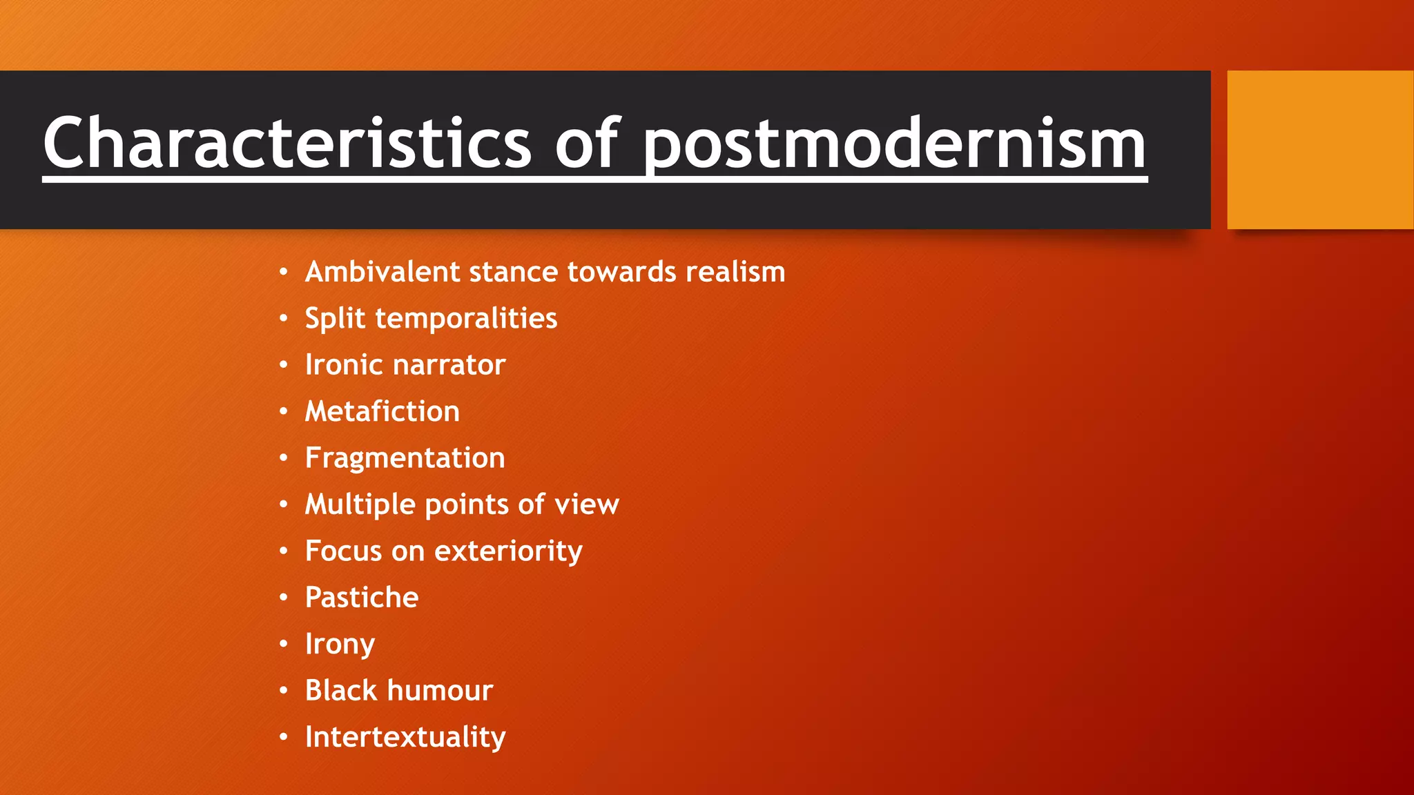 difference between modernism and Postmodernism | PPTX