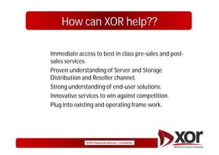Xor Overview | PDF | Computer Software and Applications | Computing