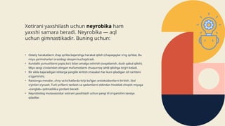 Xotirani rivojlantirishFDGSFDHSDFHDFHDFHDH | PPT