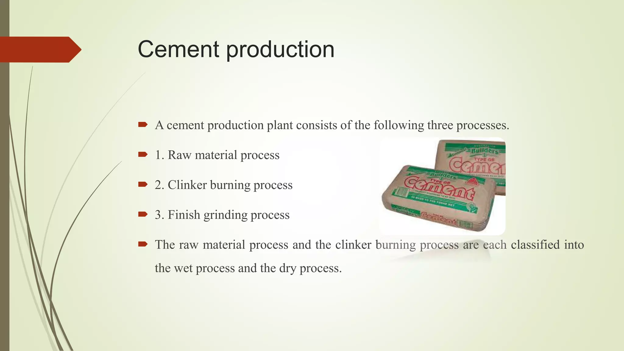 Cement manufacturing process | PPTX