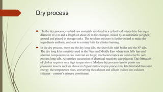 Cement manufacturing process | PPTX