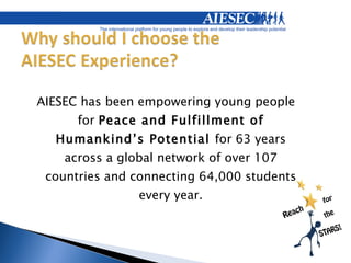 AIESEC experience | PPT