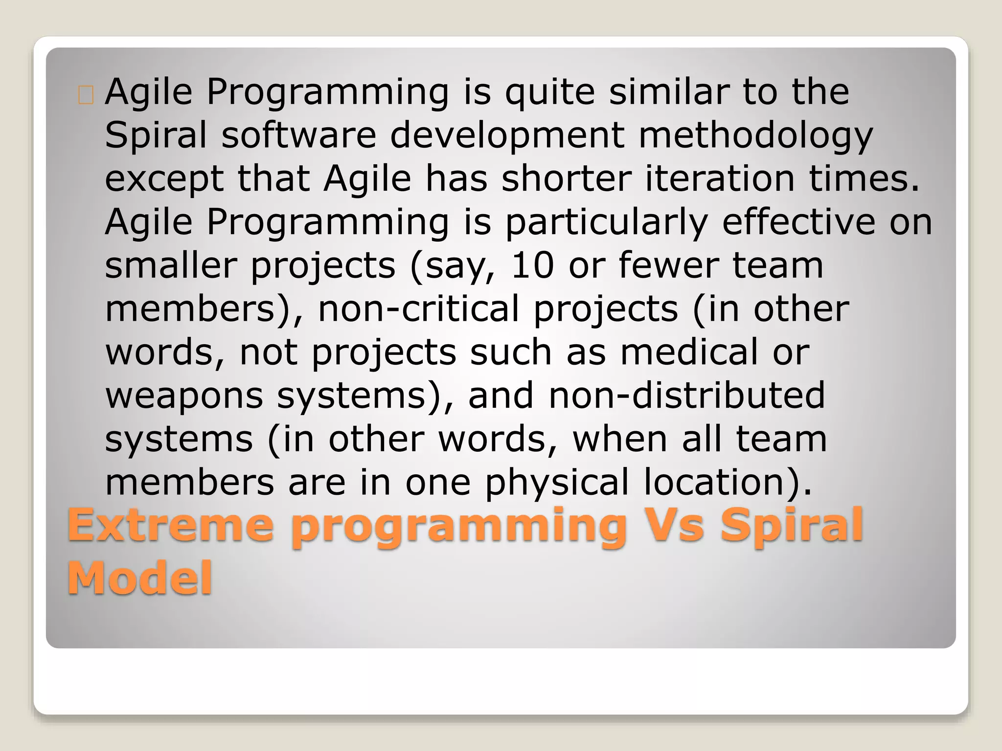Xp(Xtreme Programming) presentation | PPTX