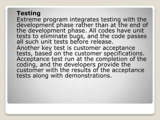 Xp(Xtreme Programming) presentation | PPTX