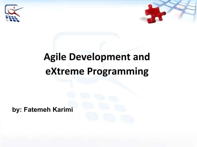 Agile software development and extreme Programming | PPTX | Web ...
