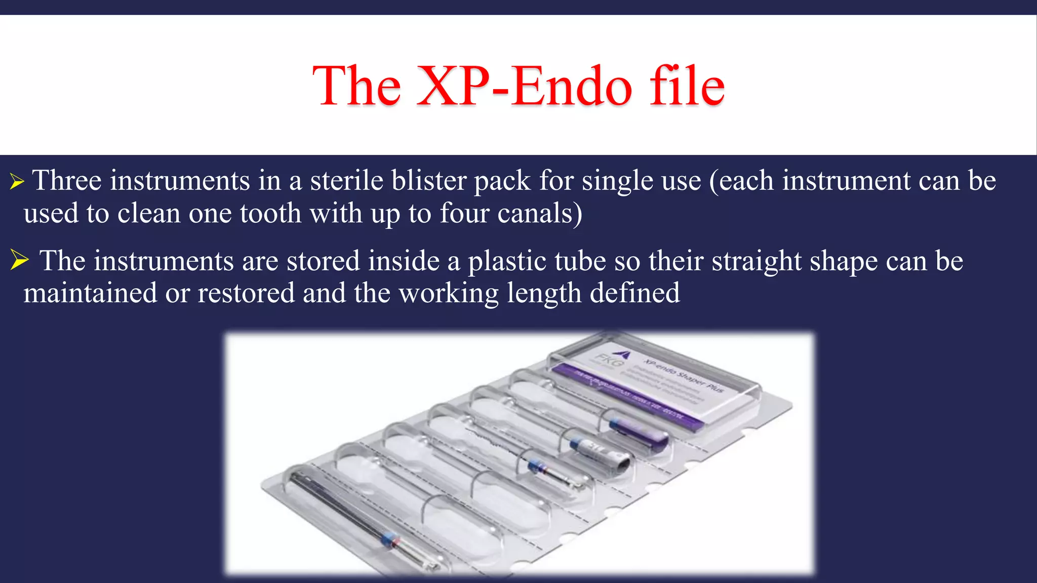 XP-Endo file / Dr.Sarah Alkhateeb | PPTX