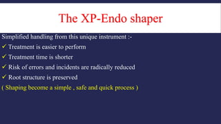XP-Endo file / Dr.Sarah Alkhateeb | PPTX