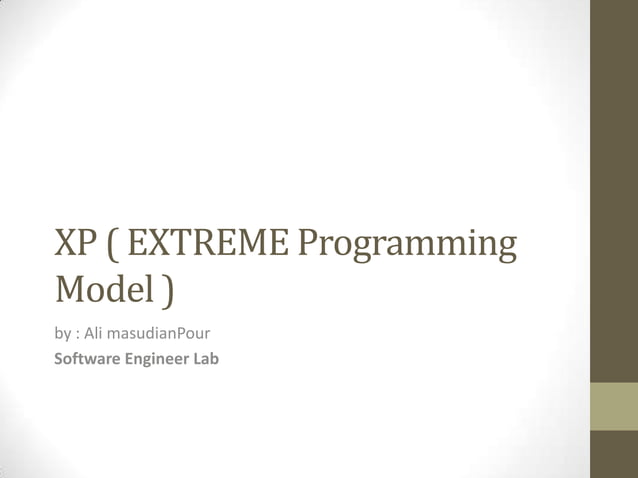 Xp exterme-programming-model | PPT