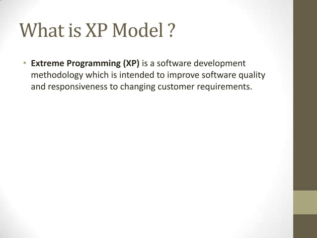 Xp exterme-programming-model | PPT