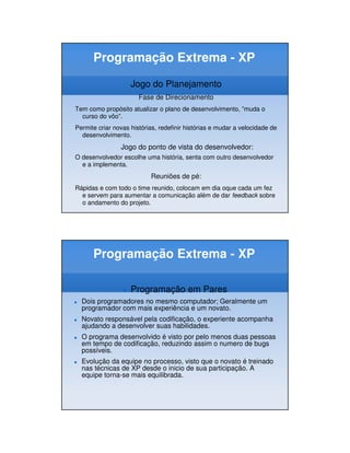 XP - Extreme Programming | PDF