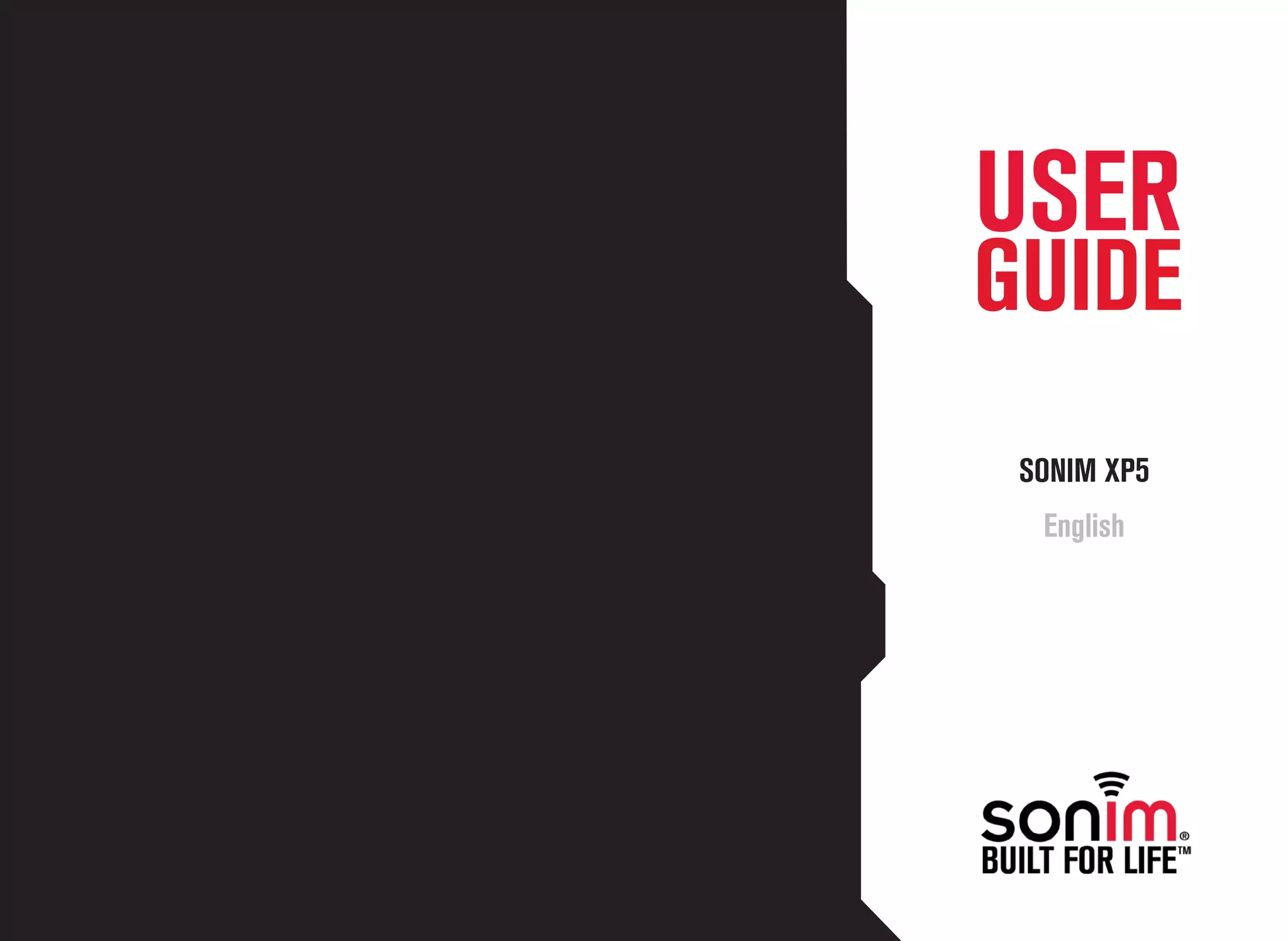 Sonim XP5 Manual / User Guide | PPT
