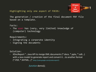 XPages * XDocReport = X3 | PPTX