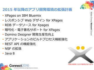 What's new of XPages in 2015 and beyond | PPT