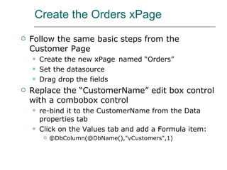 Binding to multiple datasources on a single xPage | PPT